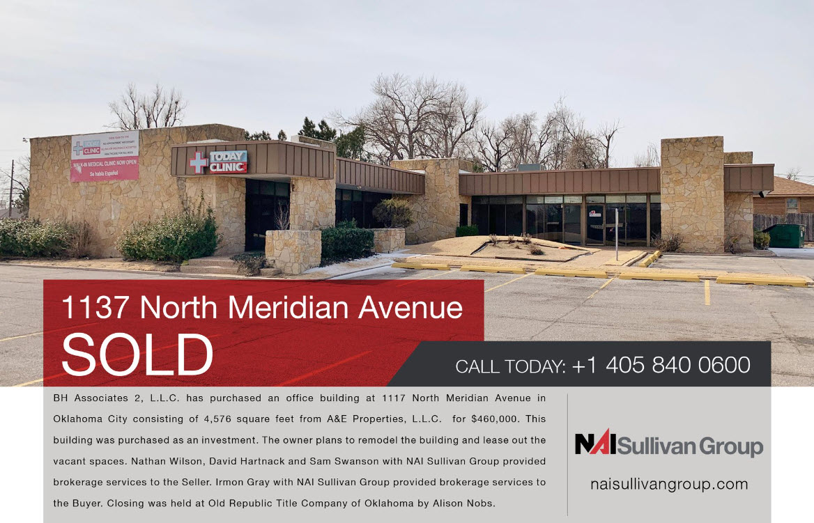 1137 North Meridian Avenue Sold - NAI RED
